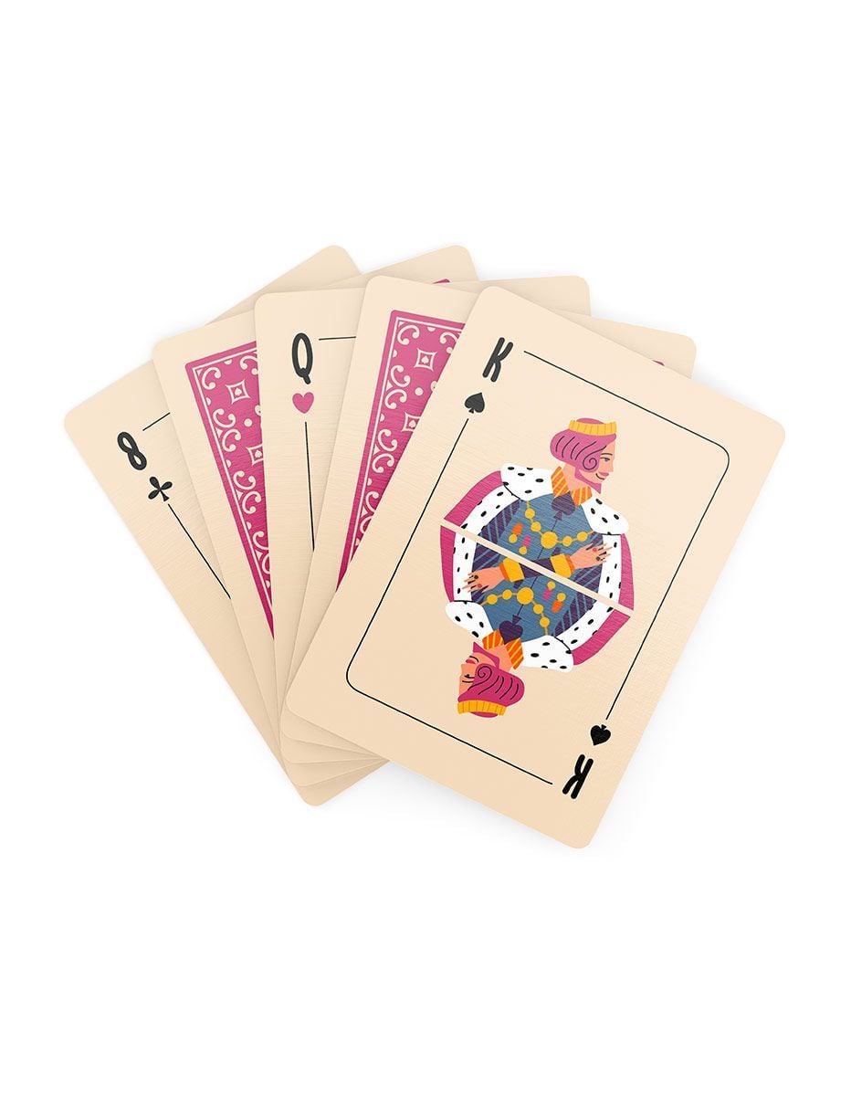 two sided playing cards