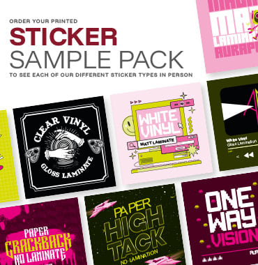 Short Run Sticker Printing - No Minimum Quantity - Aura Print